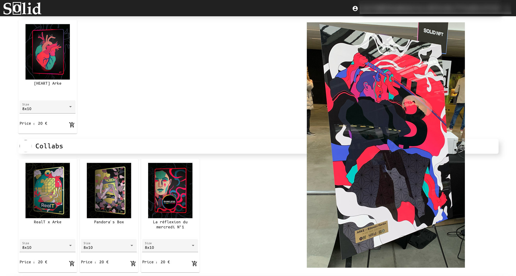 Arke x SOLID NFT – Arke